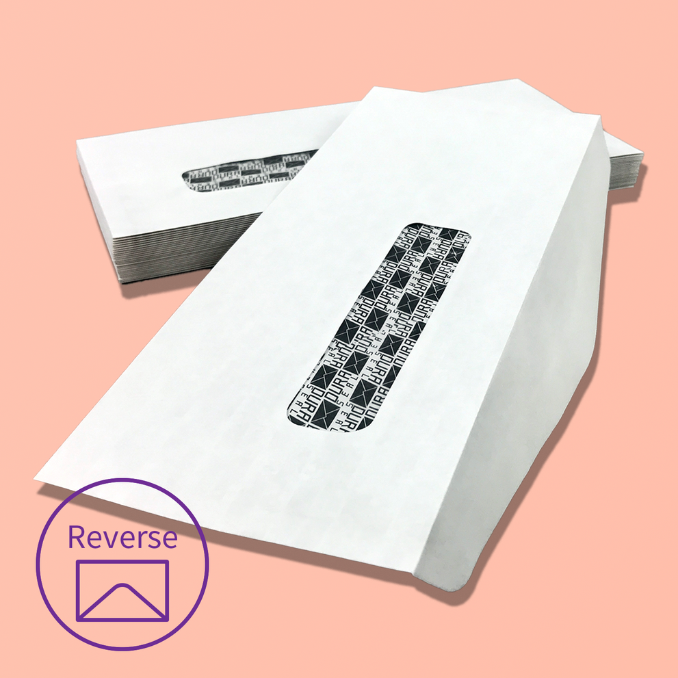 Duraseal #10 Single Window Envelope Reverse Flap | RELYCO