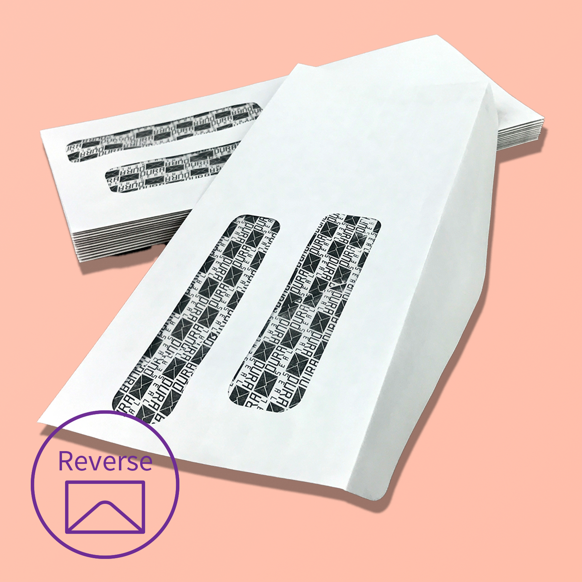 Duraseal #10 Double Window Envelope Reverse Flap | RELYCO