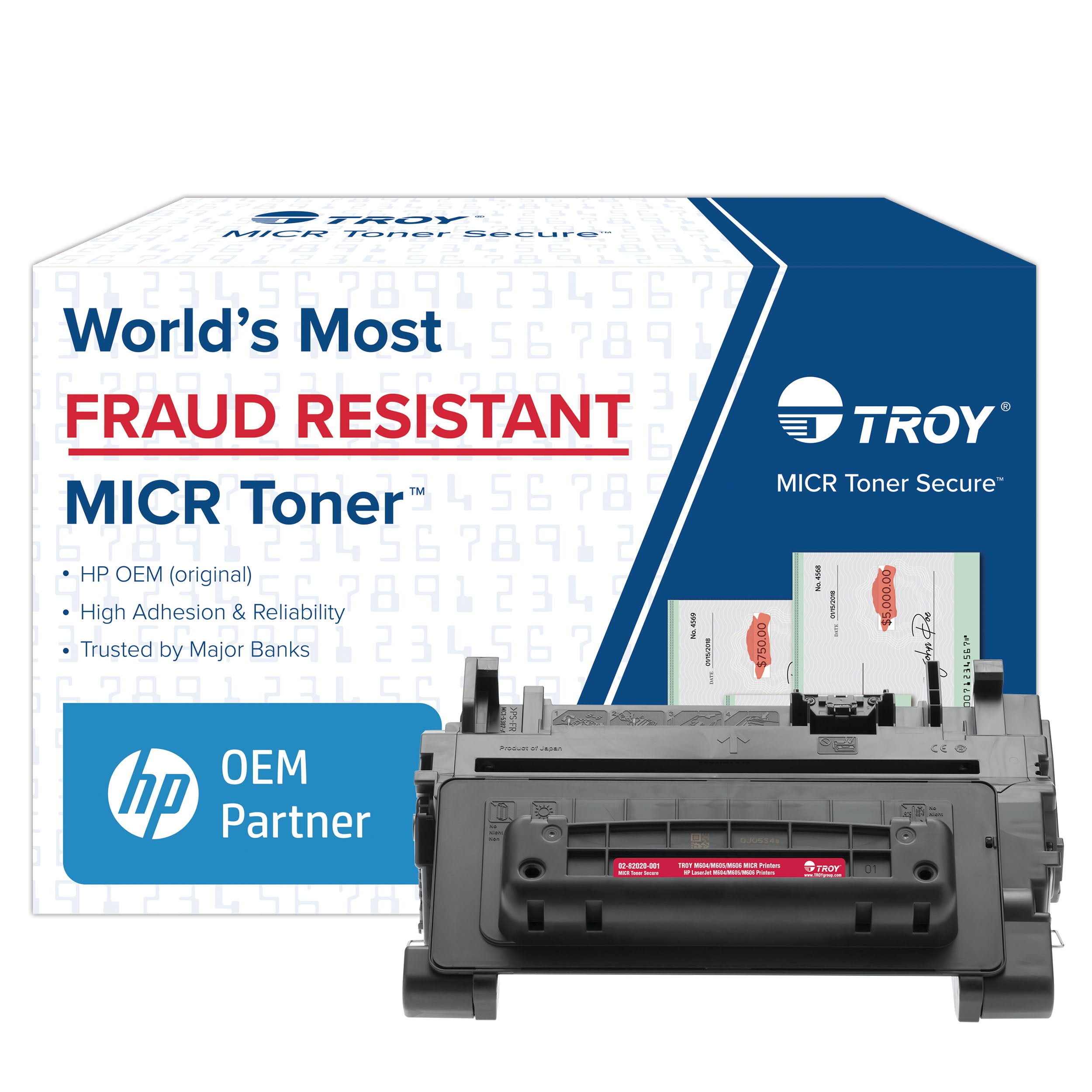 Troy M604/M605/M606 MICR Toner Secure Cartridge | RELYCO