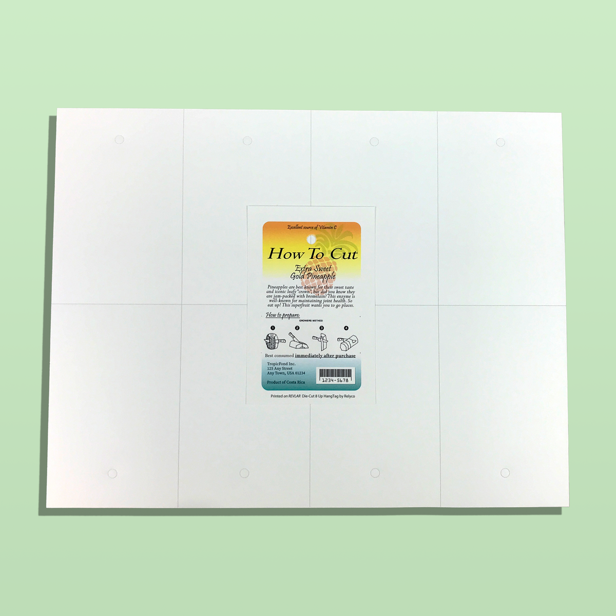 REVLAR Die-Cut Hang Tags (500 Sheets) | RELYCO | Shop Now
