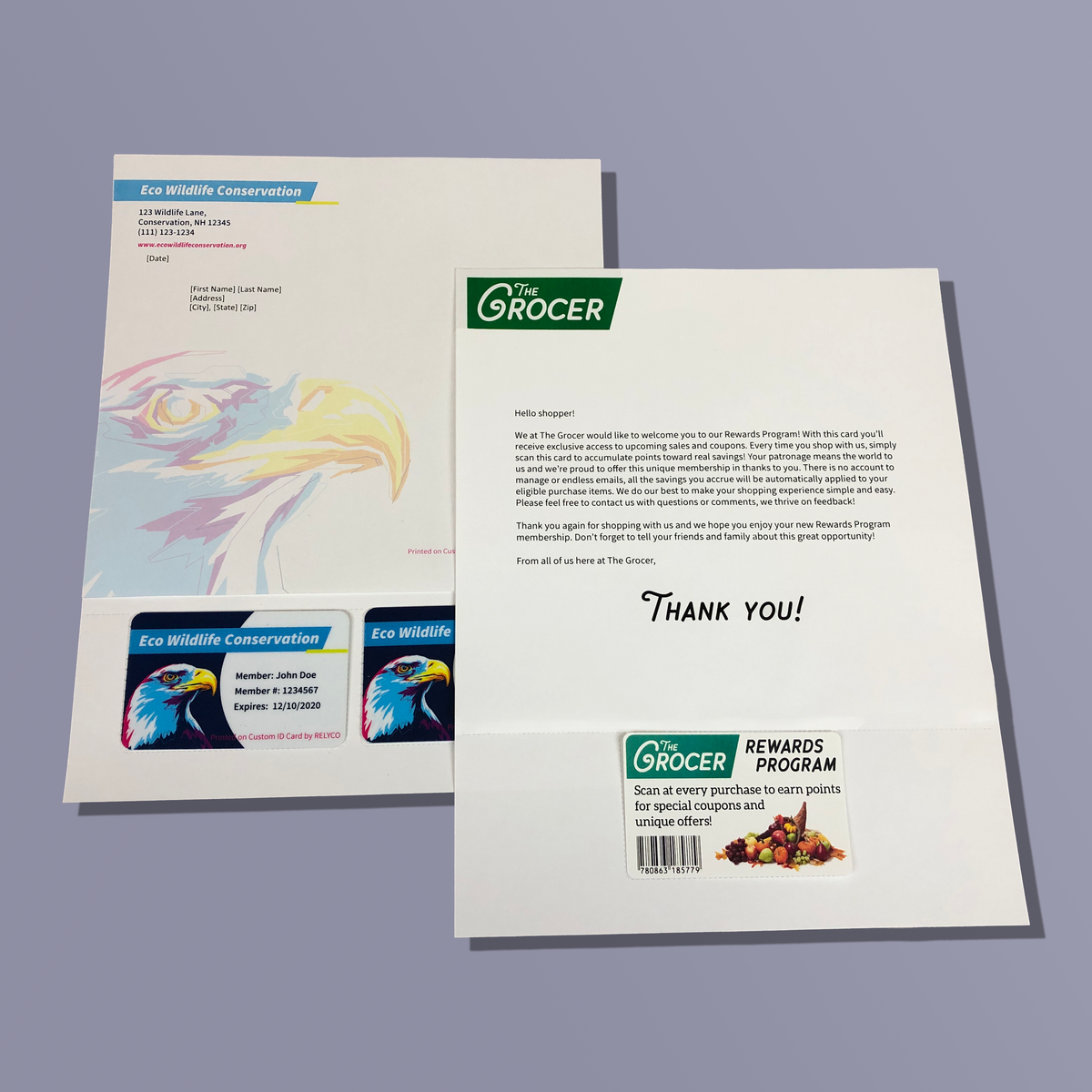 EZ-Card EconoCard - Triblend 2 Up (1,000 sheets)