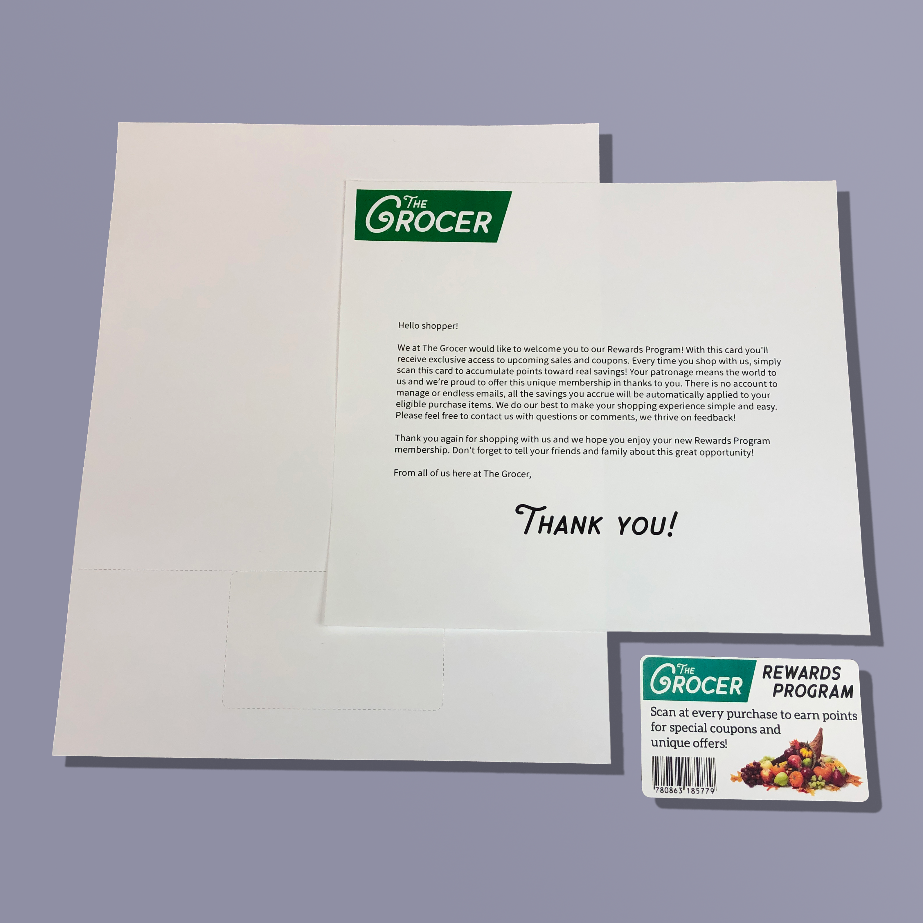 EZ-Card EconoCard - Triblend 1 Up (1,000 sheets)