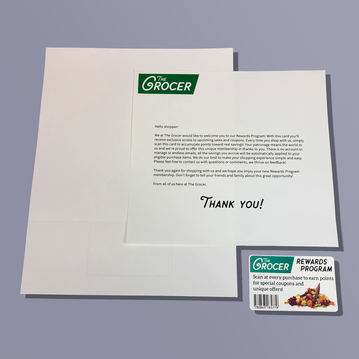 EZ-Card EconoCard - Triblend 1 Up (1,000 sheets)