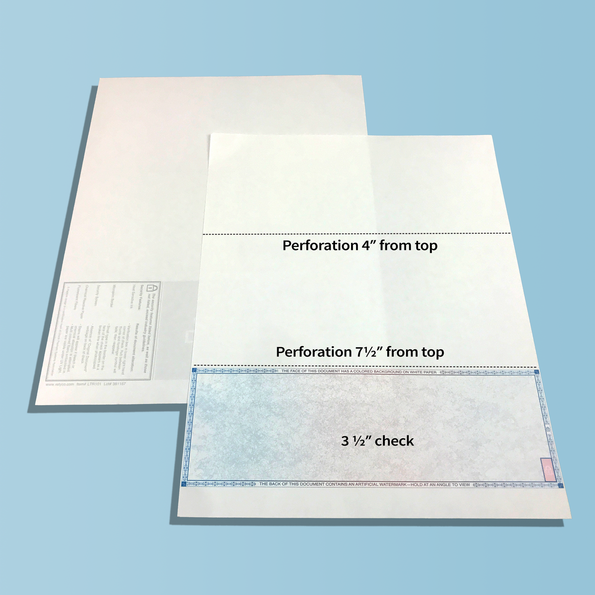 Piracle Letter Rainbow Bottom Check | RELYCO