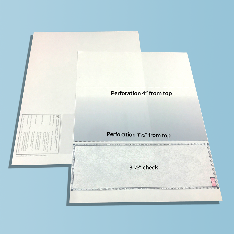 Piracle Letter Checks - Blue