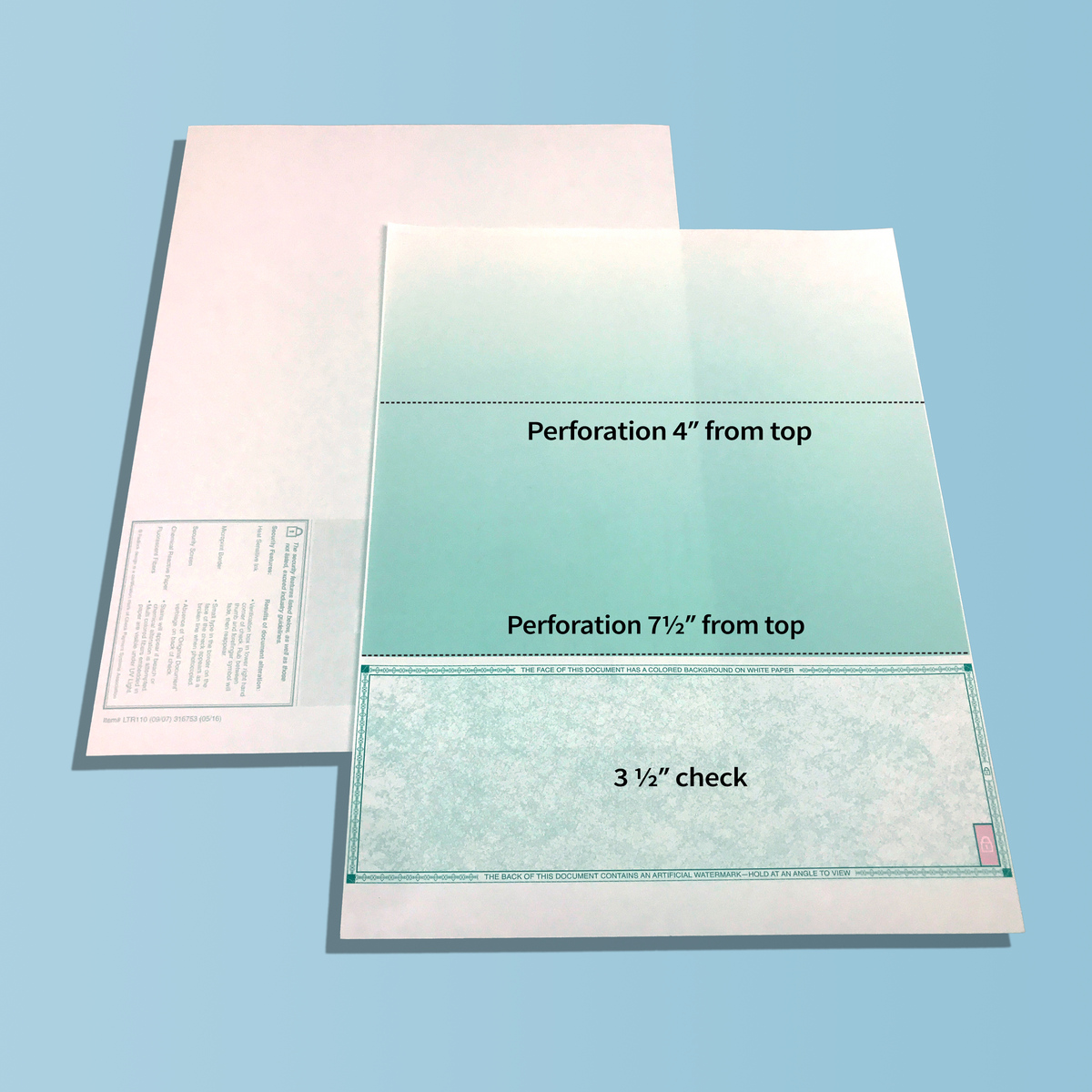 Piracle Letter Check - Full Stub | RELYCO | Shop Now