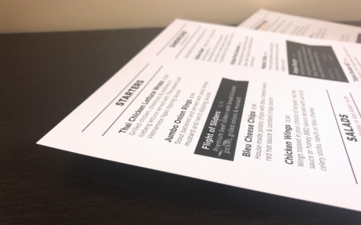 Food Service & Restaurant Menu Paper | Cleanable & Reusable