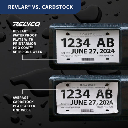 Printable Temporary License Plates