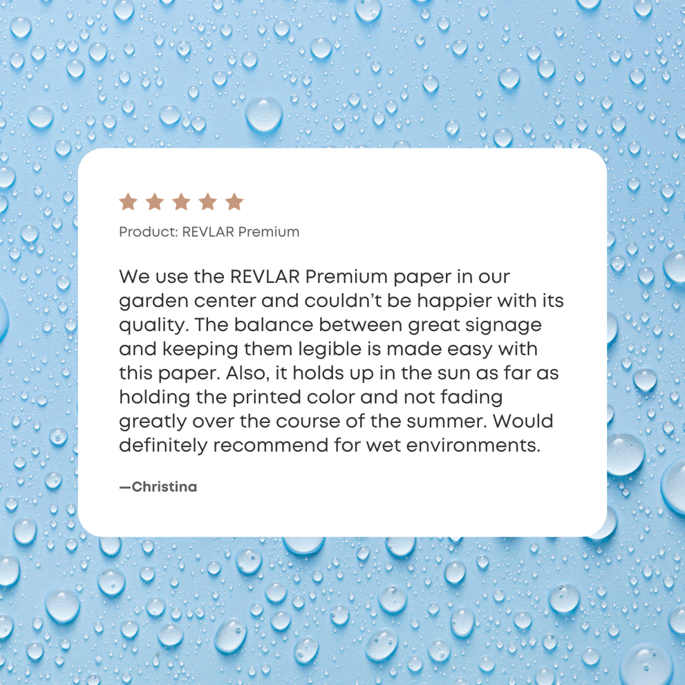 REVLAR Premium Paper From RELYCO | Premium Synthetic Paper